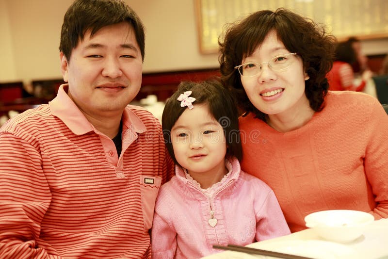 Chinese family stock photo. Image of asian, wife, child - 13006474