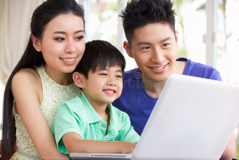 Happy Asian Family stock photo. Image of happy, male - 22779286