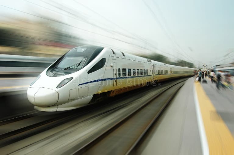 Chinese fast train stock image. Image of electric, journey - 13973515