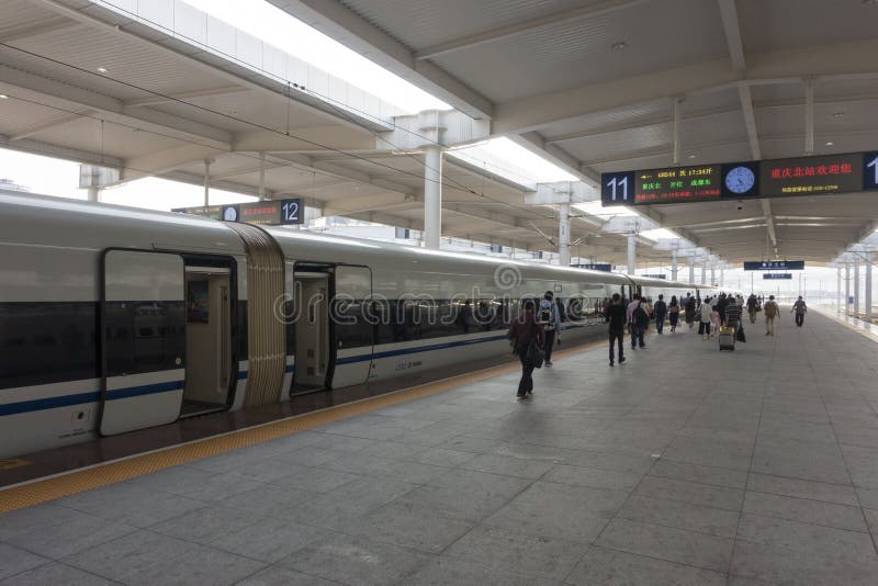 Chinese fast train editorial image. Image of commuting - 70871465