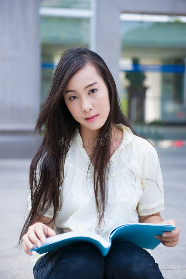 Chinese Female College Student Stock Photo - Image of girl, adult: 31177730