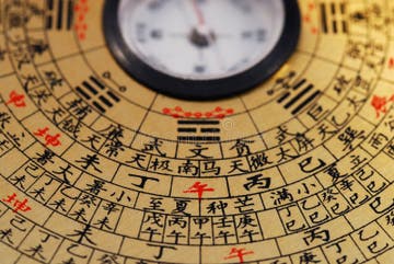 Chinese Feng Shui compass stock image. Image of culture - 15594549