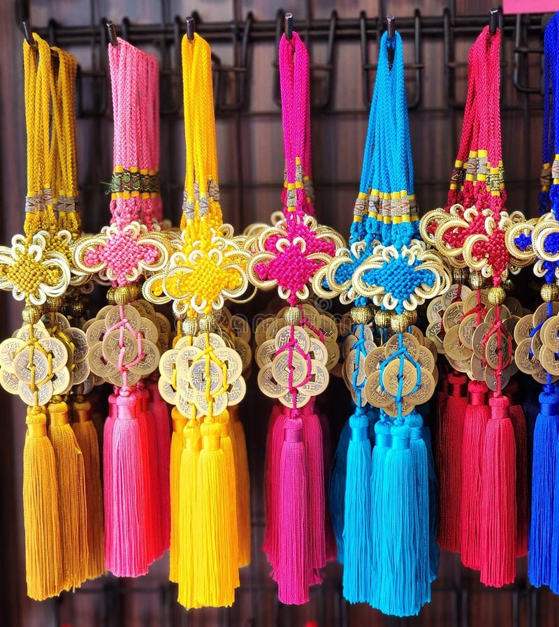 Chinese festoons stock photo. Image of chinese, blue - 275197414