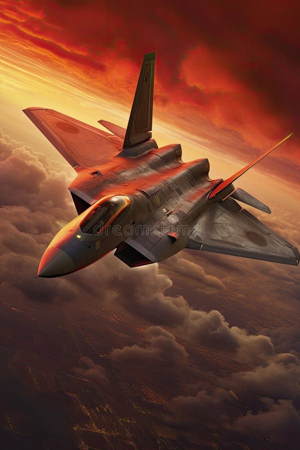 Chinese Fifth Generation Fighter Aircraft J-20 Stock Illustration ...