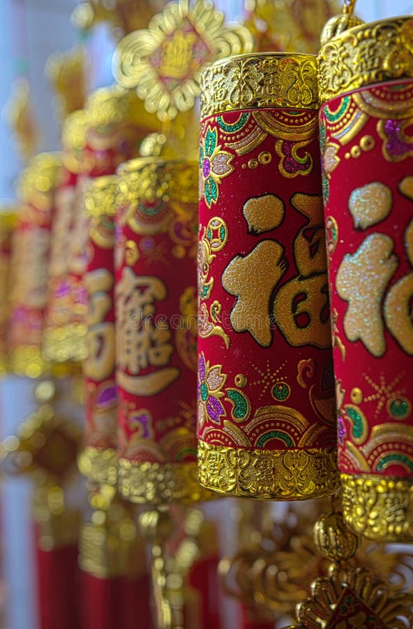 Chinese firecracker stock photo. Image of decorate, fire - 20718396