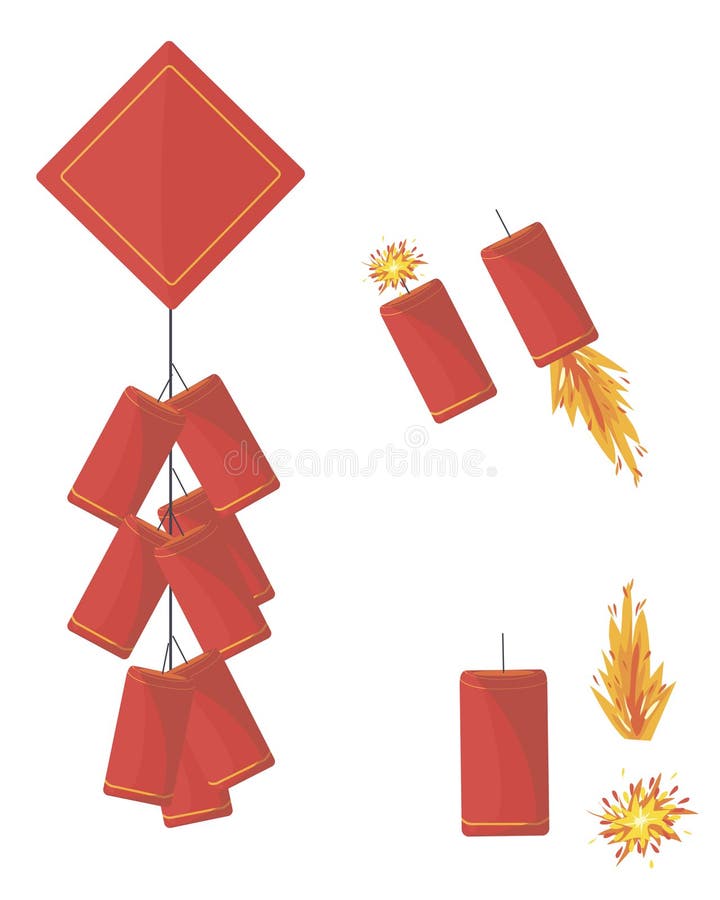 Chinese Firecracker Vector