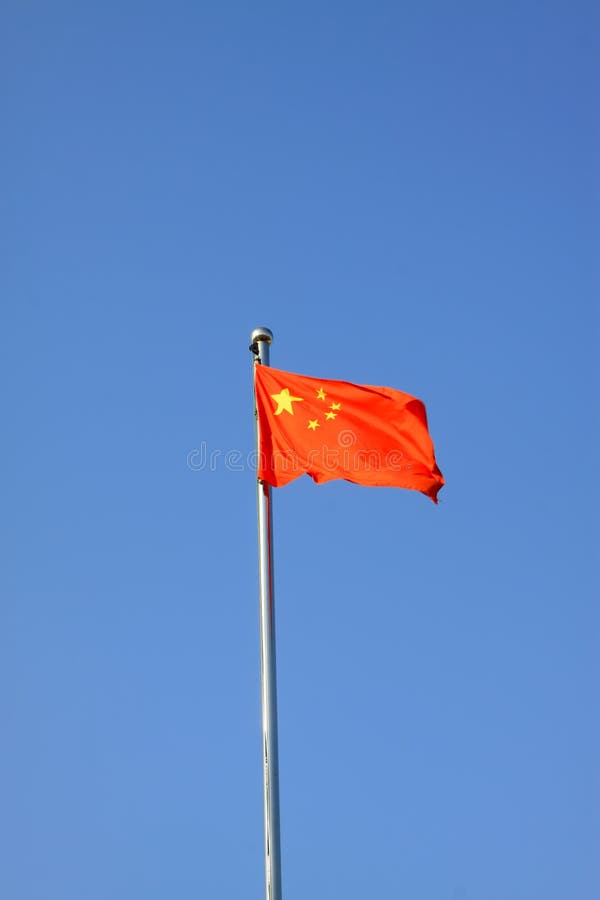 Chinese flag stock photo. Image of pole, flags, asia - 26096550