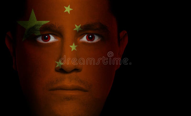 166 Chinese Flag Male Face Stock Photos - Free & Royalty-Free Stock ...