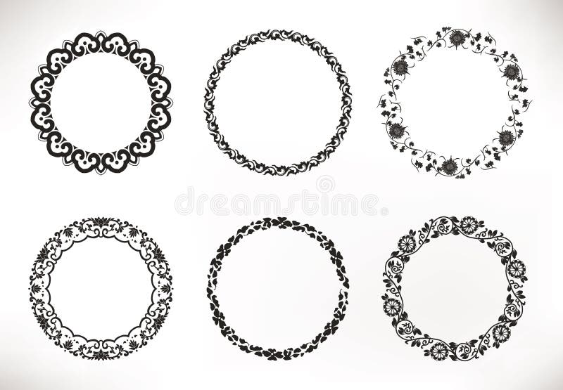Chinese Round Frame Element Stock Illustrations – 16,636 Chinese Round ...