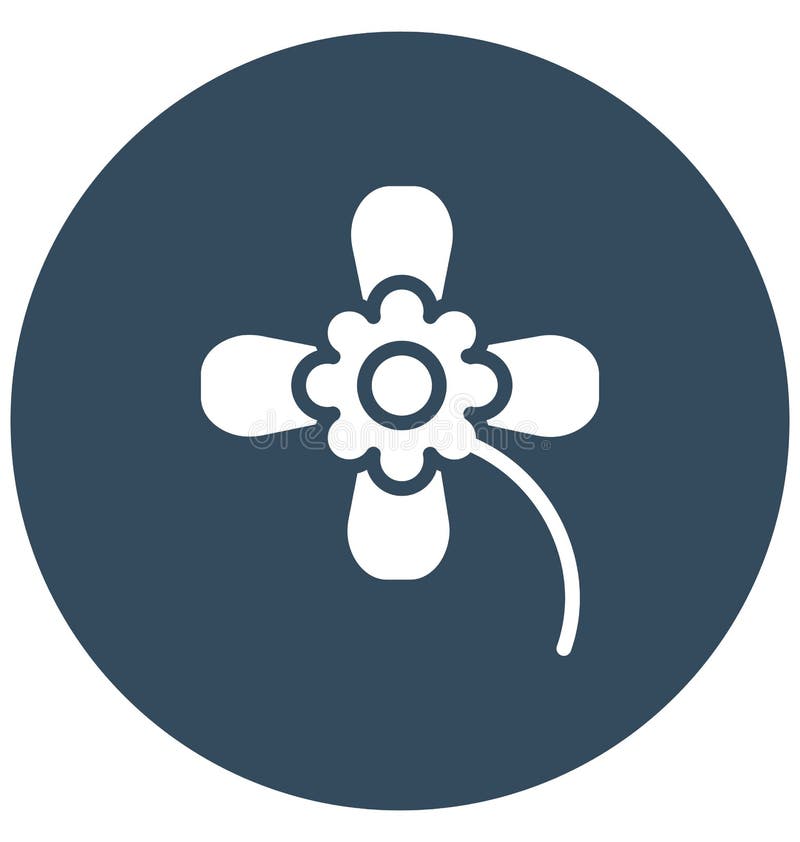 Chinese Flower Vector Icon Which Can Easily Modified or Edit Stock ...
