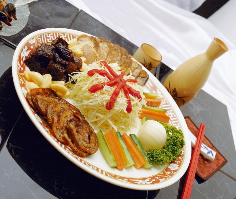 Chinese Food stock image. Image of shadow, food, cucumber - 670567