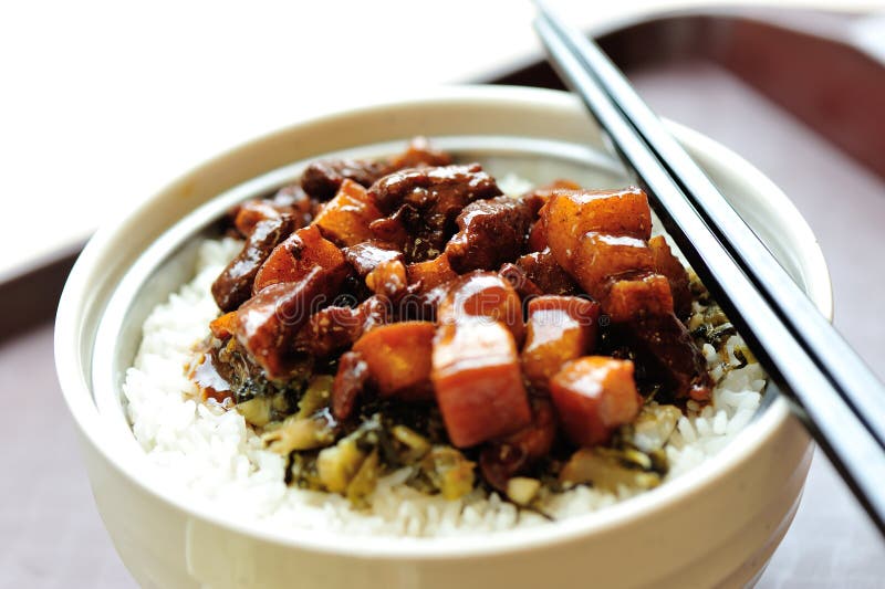 Chinese Fast Food Buffet Food Stock Photo - Image of pepper, cuisine ...