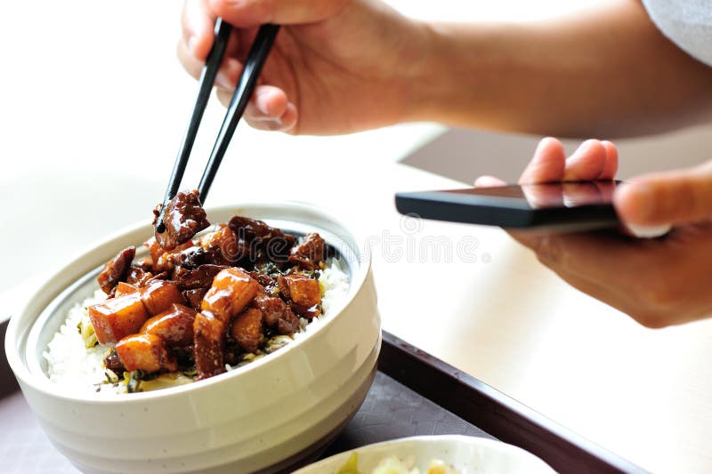 Chinese Fast Food Buffet Food Stock Photo - Image of pepper, cuisine ...