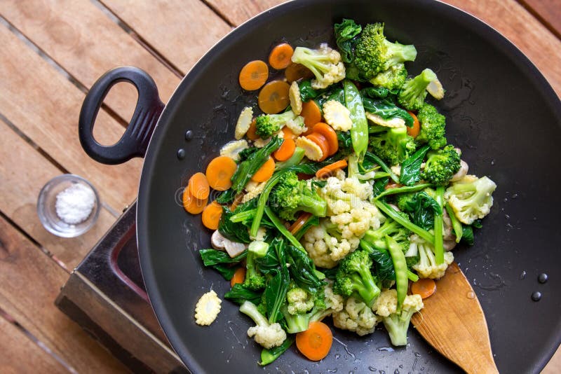 Vegetarian Chinese Food Cap Cay Stock Photo - Image of gravy, breakfast ...