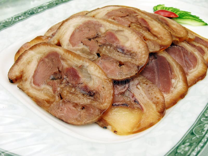 Chinese food. Cured meat stock image. Image of asian - 13688077