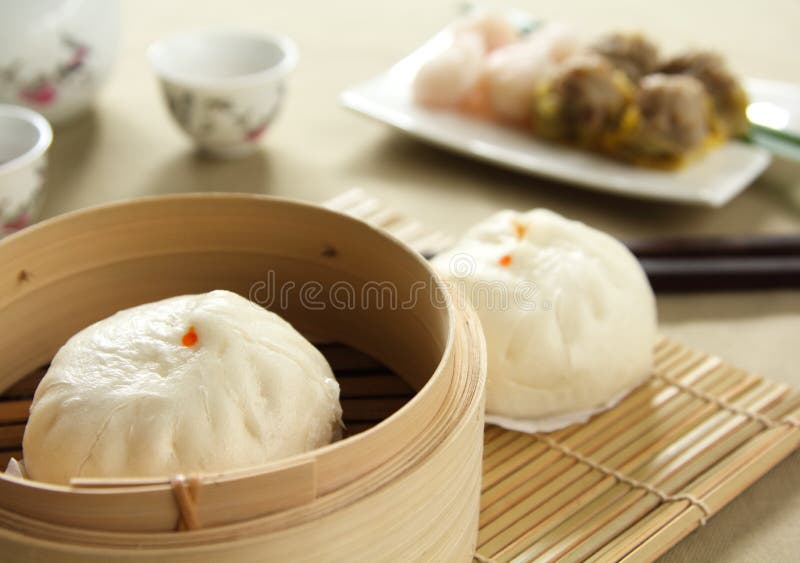 Chinese Food [Dimsum or Buncha] Stock Photo - Image of restaurant ...