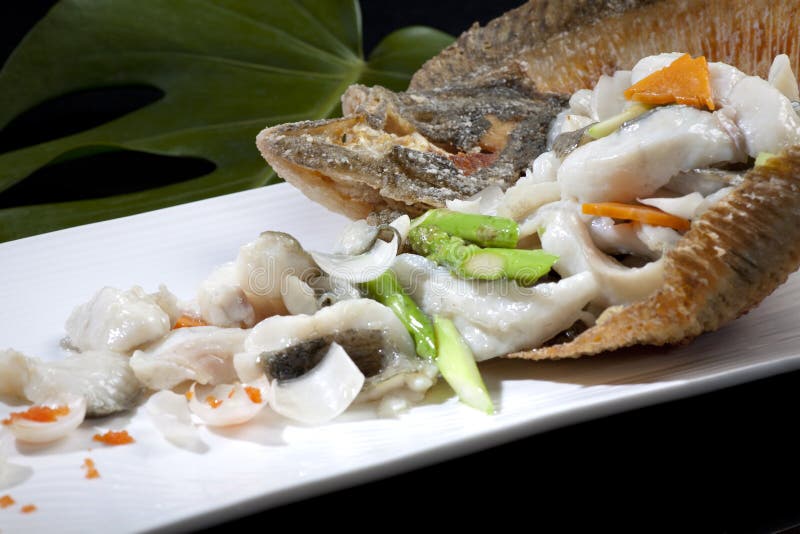 Chinese food - fish stock photo. Image of healthy, china - 28022552