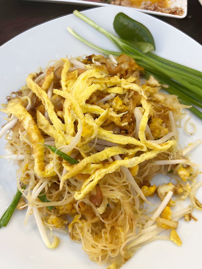 Chinese Food-fried Egg with Pork , Dry Noodle Stock Photo - Image of ...