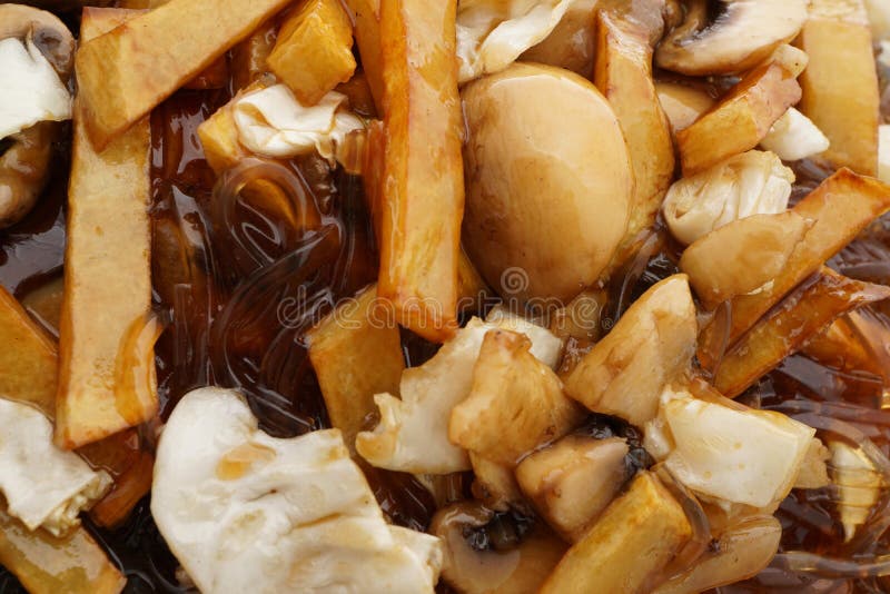 Chinese Food. Fried Potato Chips in Sauce Stock Image - Image of asian ...