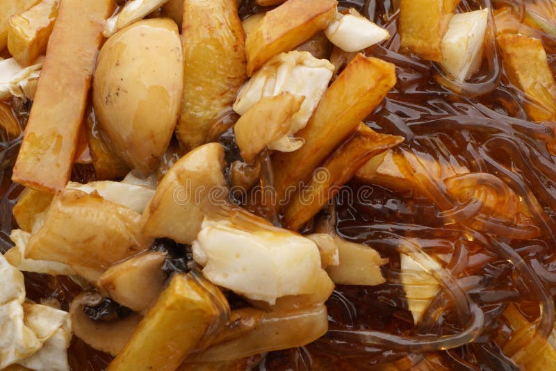 Chinese Food. Fried Potato Chips in Sauce Stock Photo - Image of ...