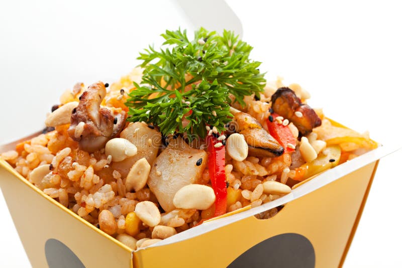 Chinese Food stock photo. Image of meal, seafood, package - 44283474