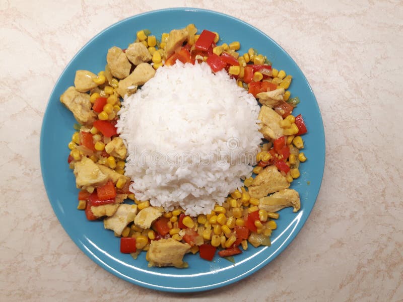 Chinese food stock image. Image of dish, peppers, asian - 135571133