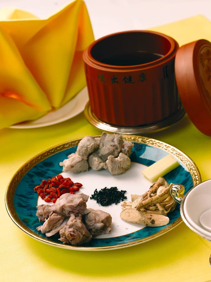 Chinese food and soup stock image. Image of dinner, fine - 19961105