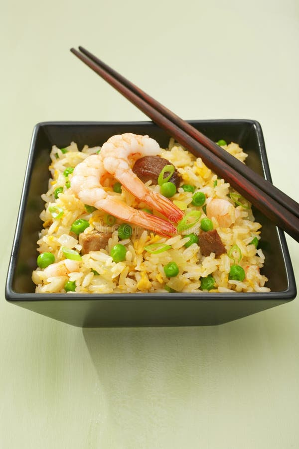 Chinese Food Special Yangchow Fried Rice Stock Photo - Image of rice ...