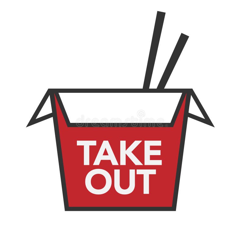 A Chinese Food Take Out Container Icon Stock Vector - Illustration of ...