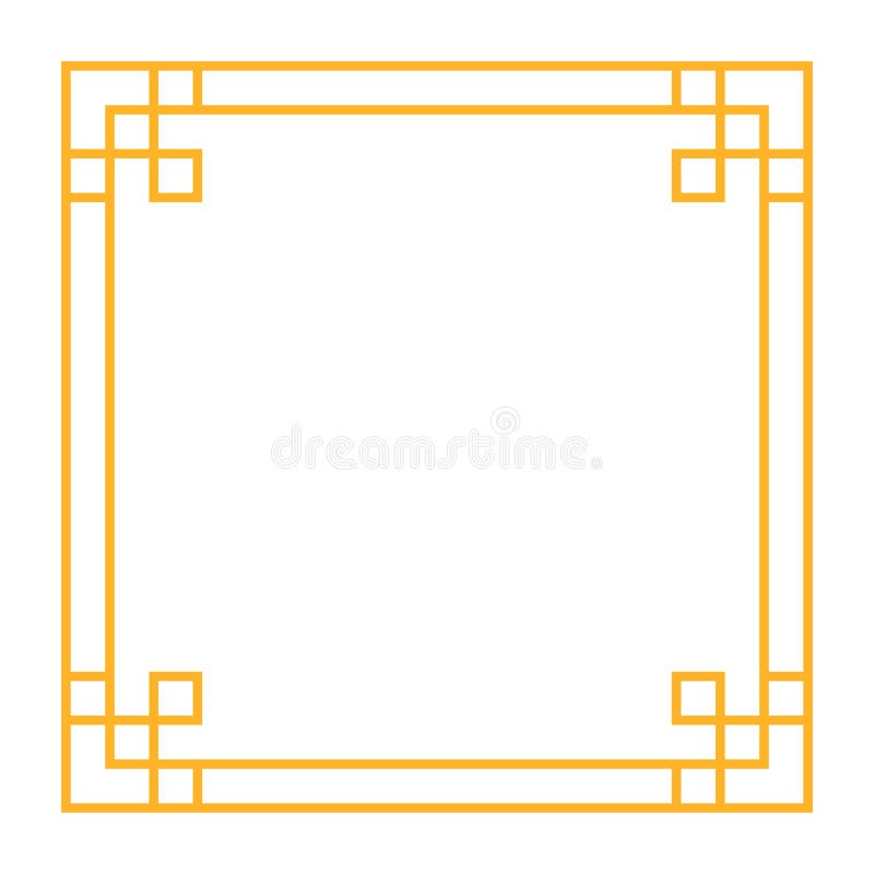 Chinese Frame Design Element Collection Stock Vector - Illustration of ...