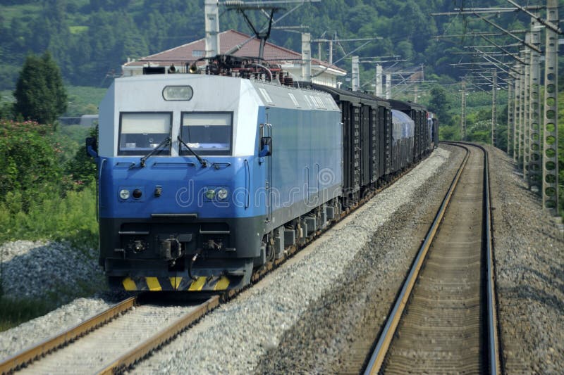 A running chinese train stock image. Image of leisure - 32396789