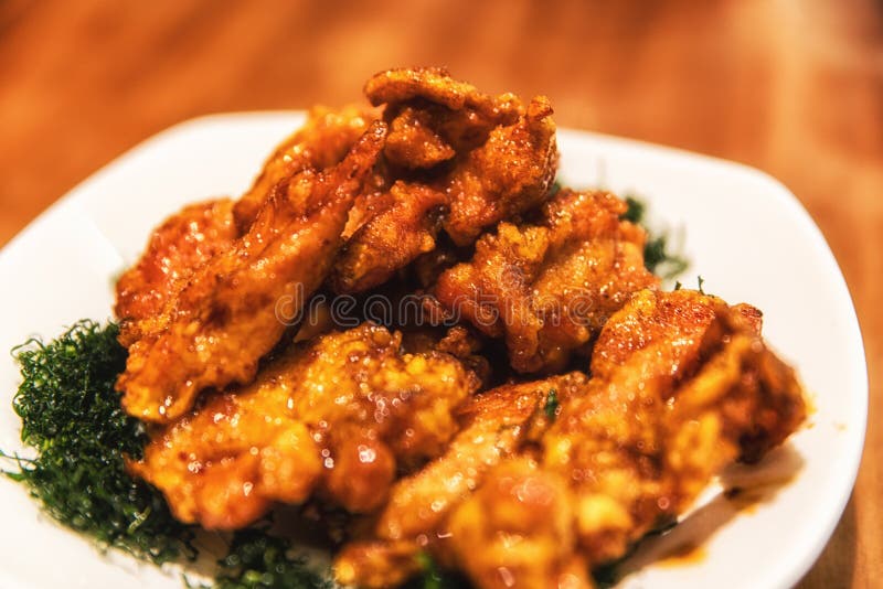 Chinese Fried Chicken stock image. Image of earthenware - 89439047