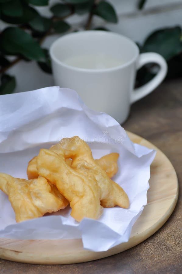 Chinese Fried Dough, Dough Stick or Youtiao Stock Photo - Image of ...