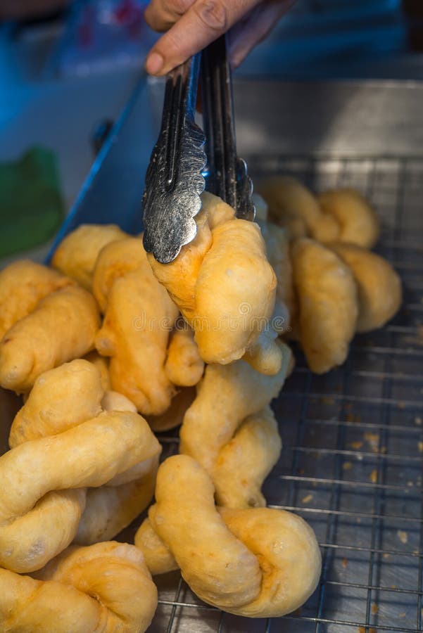 Fried Dough Twist Of Chinese Snack Stock Image - Image of chinese ...