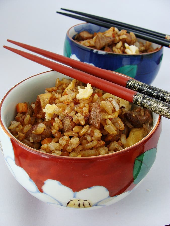 Chinese fried rice stock image. Image of rice, fried - 38713549