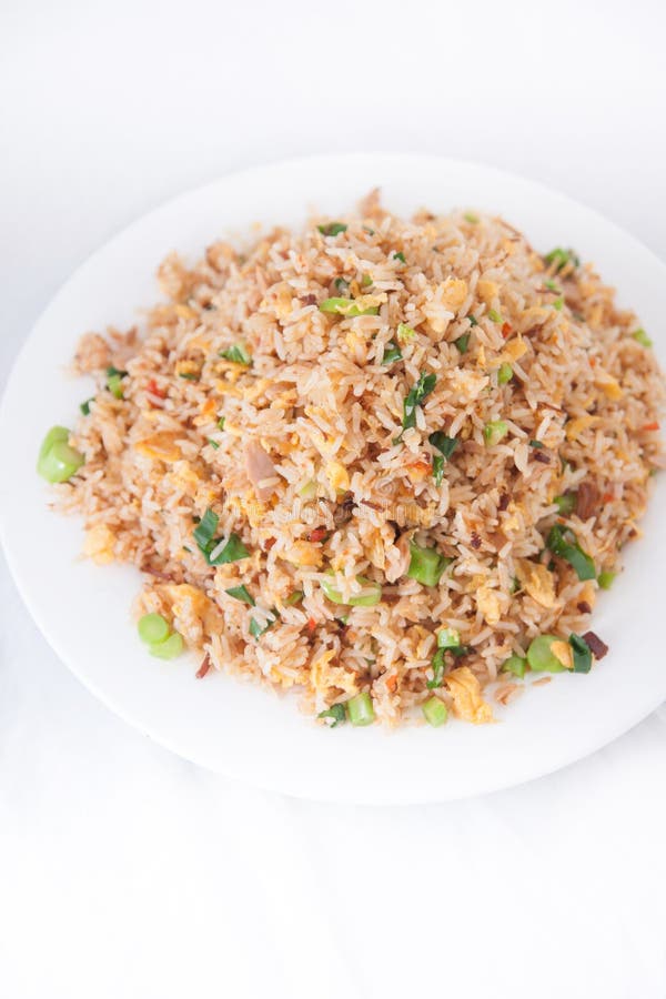 Chinese fried rice stock image. Image of delicious, eggs - 33107911