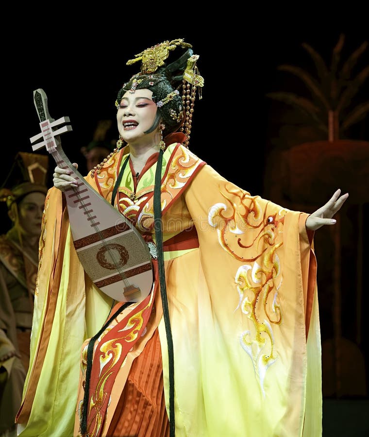 Chinese Gaojia Opera Actress Editorial Stock Photo - Image of painting ...