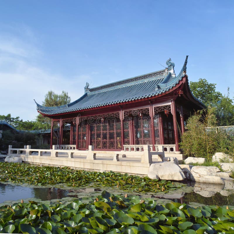 Chinese Garden stock photo. Image of typical, construction - 405986