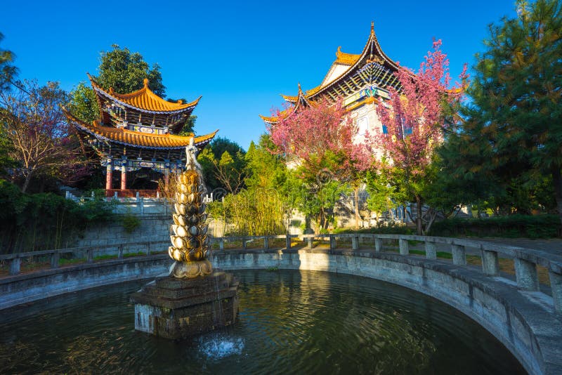 Chinese garden stock image. Image of landmark, chinese - 93380541