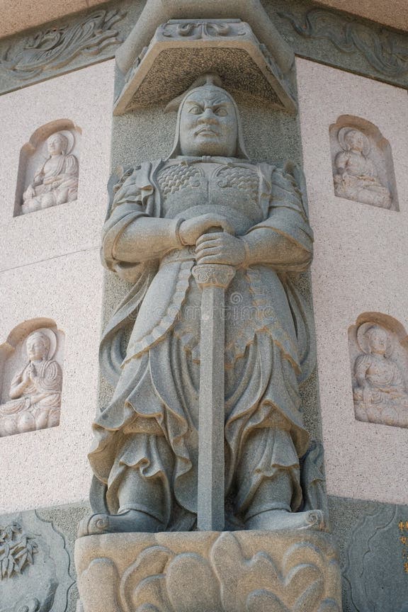 Chinese General Stone Wall Structure Stock Photo - Image of green ...