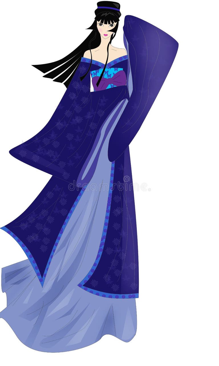 Chinese Girl Painting Stock Illustrations – 6,322 Chinese Girl Painting ...