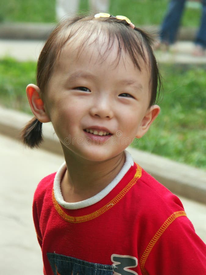Chinese girl stock image. Image of kids, shirt, modern - 7654295