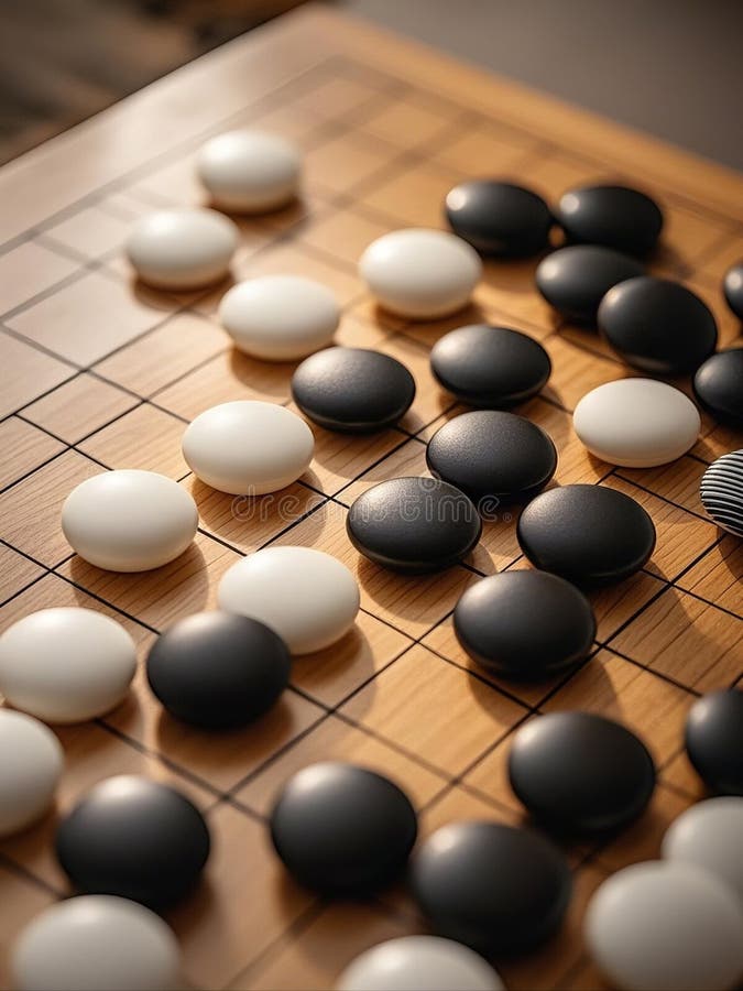 Chinese Go is an Ancient Board Game Where the Pieces are Played in ...