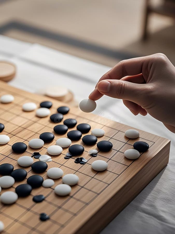 Chinese Go is an Ancient Board Game Where the Pieces are Played in ...