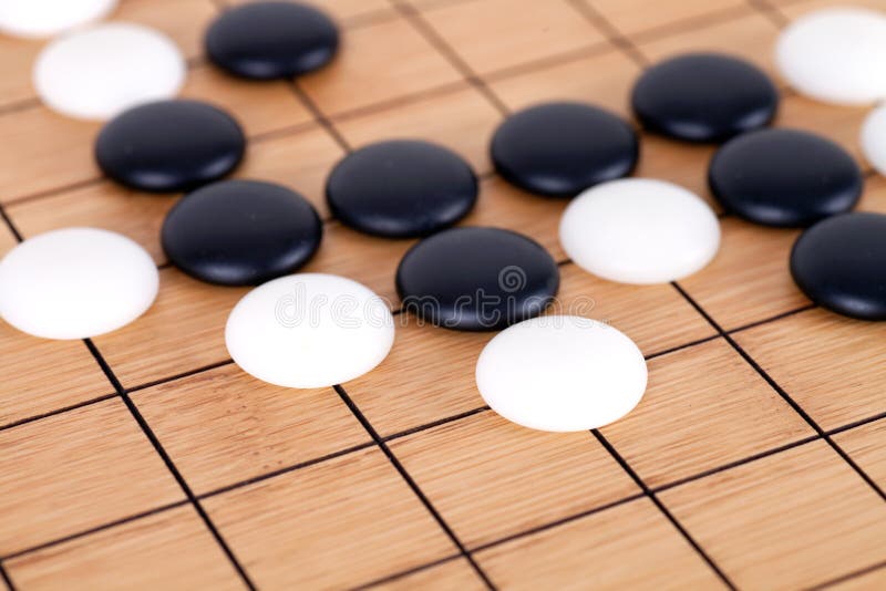 Chinese Go Game at home stock image. Image of brainpower - 231812873