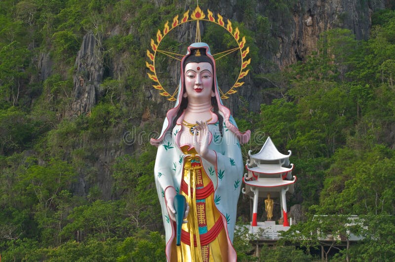 Chinese goddess kwan im stock photo. Image of taoist - 14345192