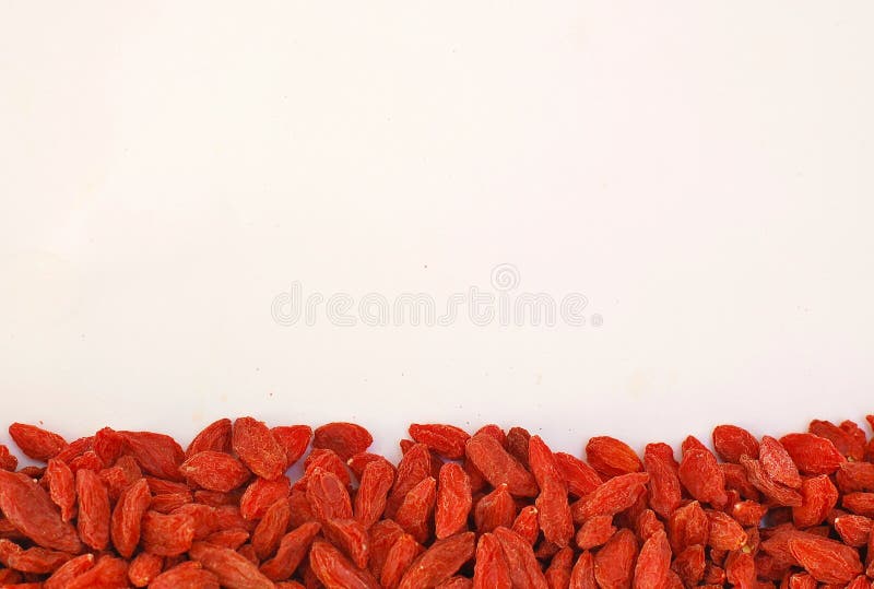 Chinese Goji Long Side White Background Stock Photos - Free & Royalty ...