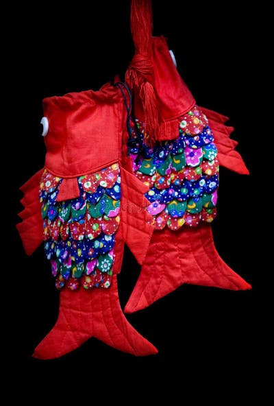 Chinese Good Luck Fish stock image. Image of fish, hanging - 5790817