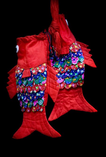 Chinese Good Luck Fish stock image. Image of fish, hanging - 5790817