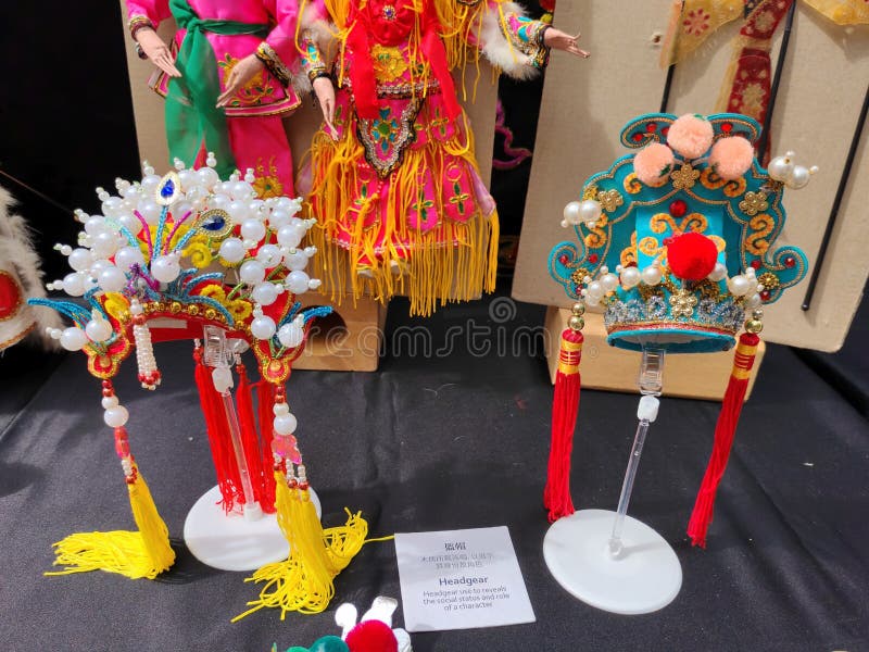 Chinese Hand Puppet Doll Headsets Display Editorial Stock Photo - Image ...